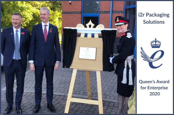 Queen's Award for Enterprise presentation to i2r Packaging Solutions ...