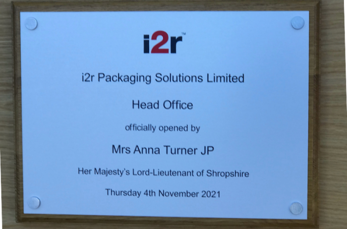 Queen's Award for Enterprise presentation to i2r Packaging Solutions ...
