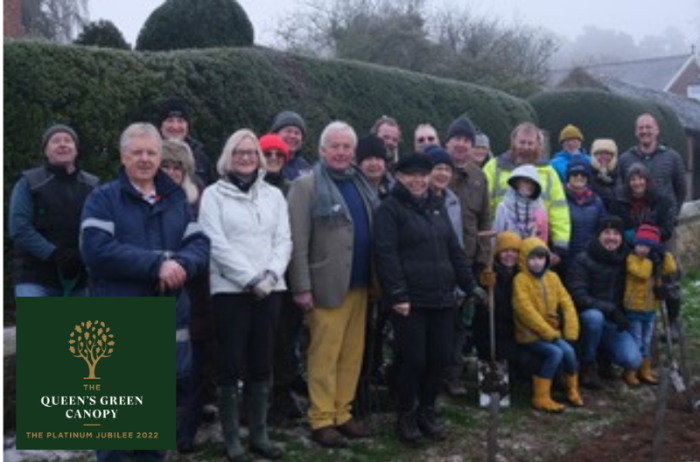 QGC Tree Planting at Renshaw's Field, Clive - Lord-Lieutenant of Shropshire